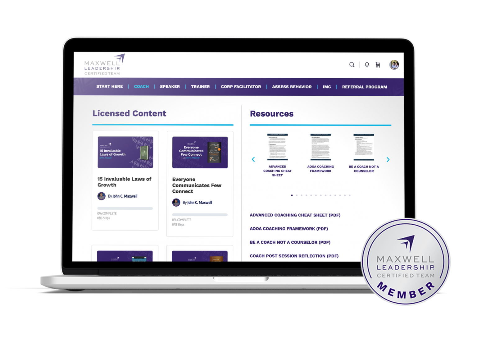 Become Maxwell Certified