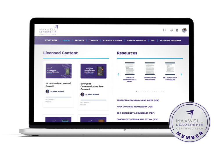 Get Certified - Speak To A Program Advisor | Maxwell Leadership ...